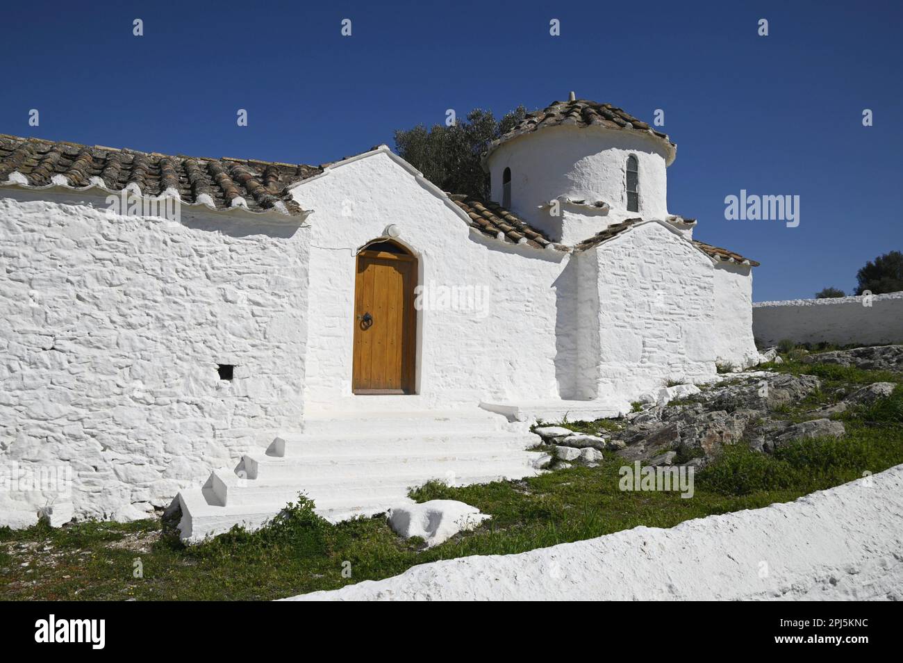 Landscape with scenic exterior view of the free cross type Panmegisto ...