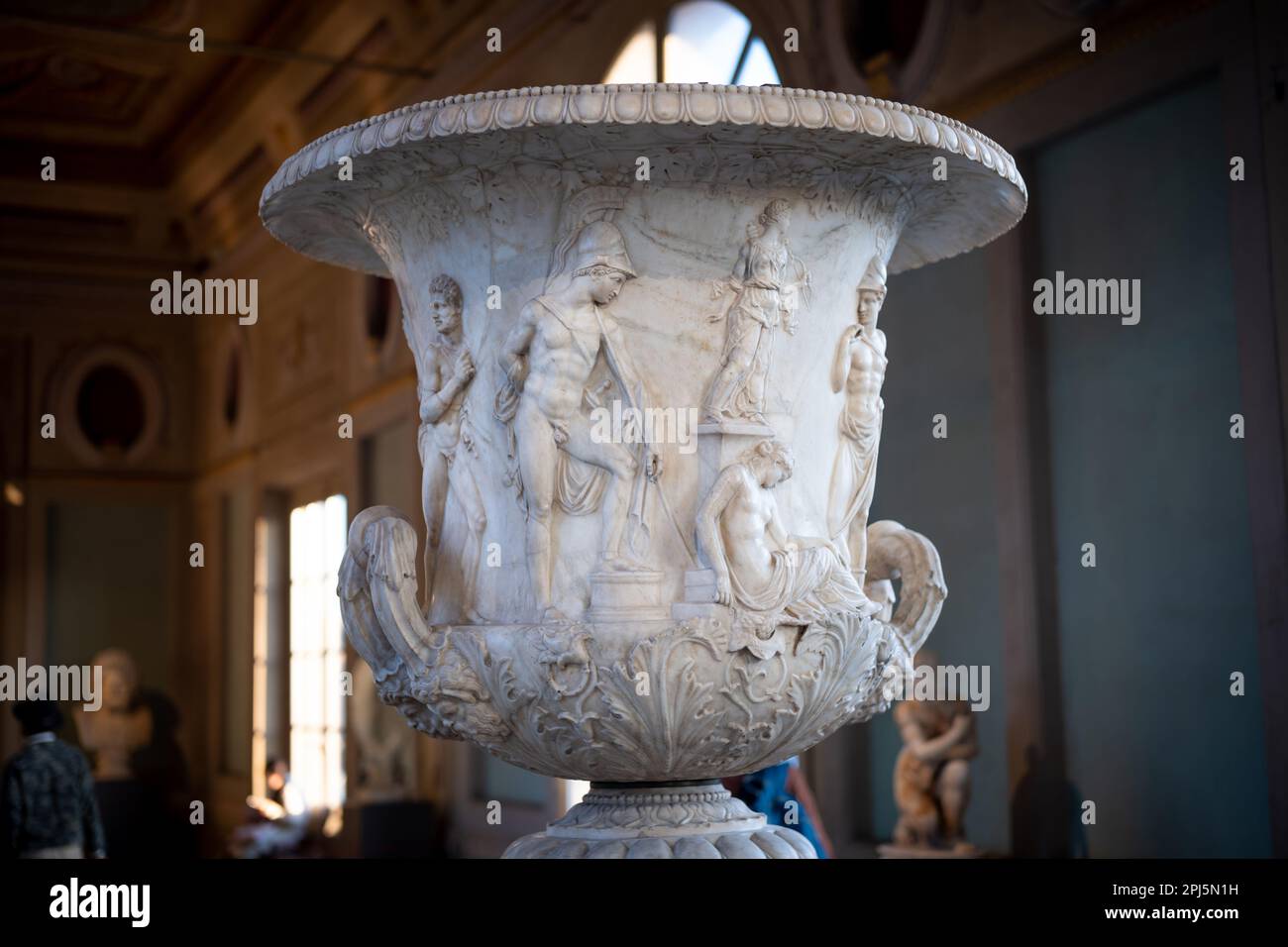 The 'Medici Vase' - krater with bas-relief decorations. 2nd half 1st ...