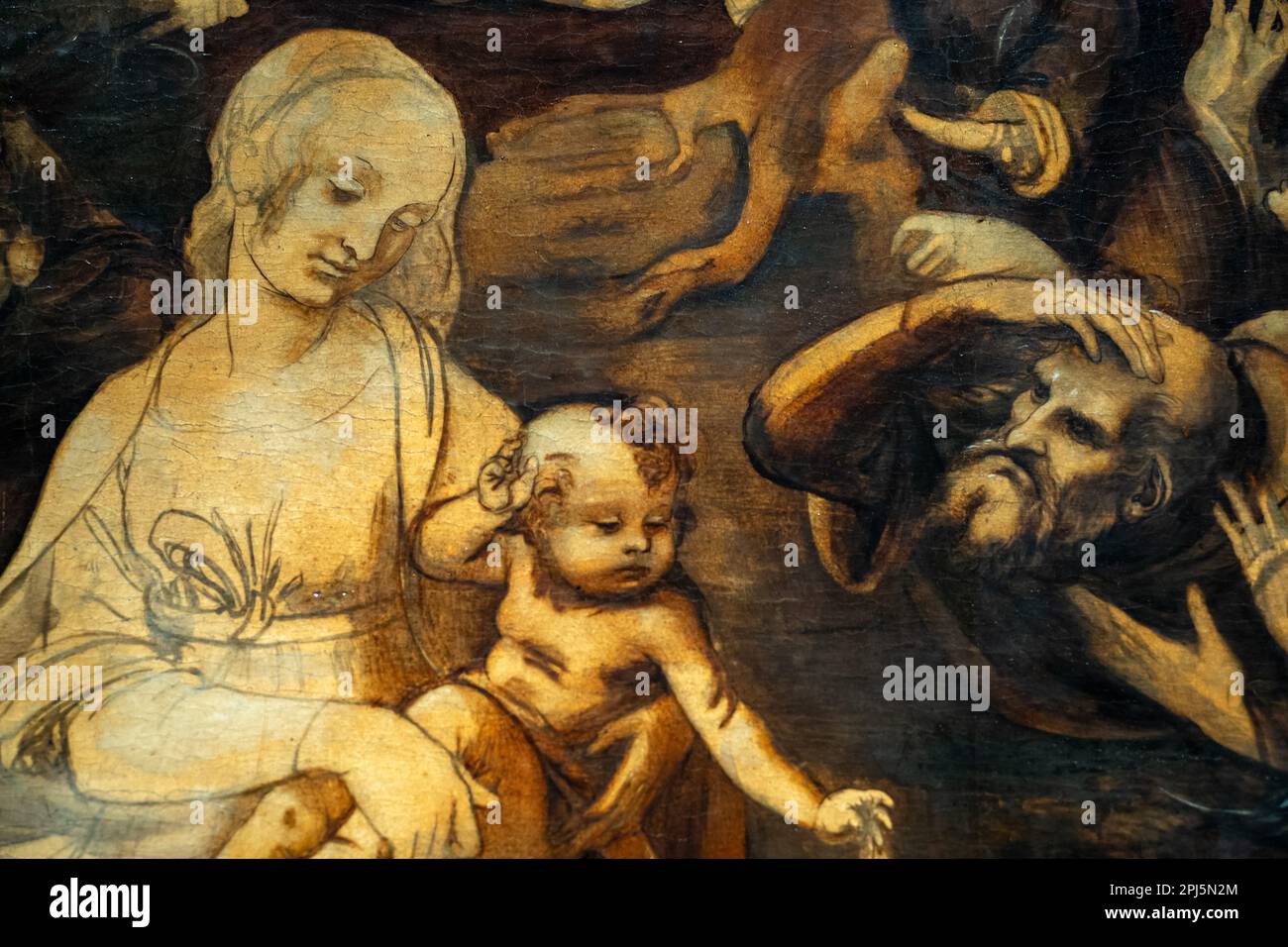 Leonardo Adoration Painting Leonardo's Adoration Of The Magi Unveiled