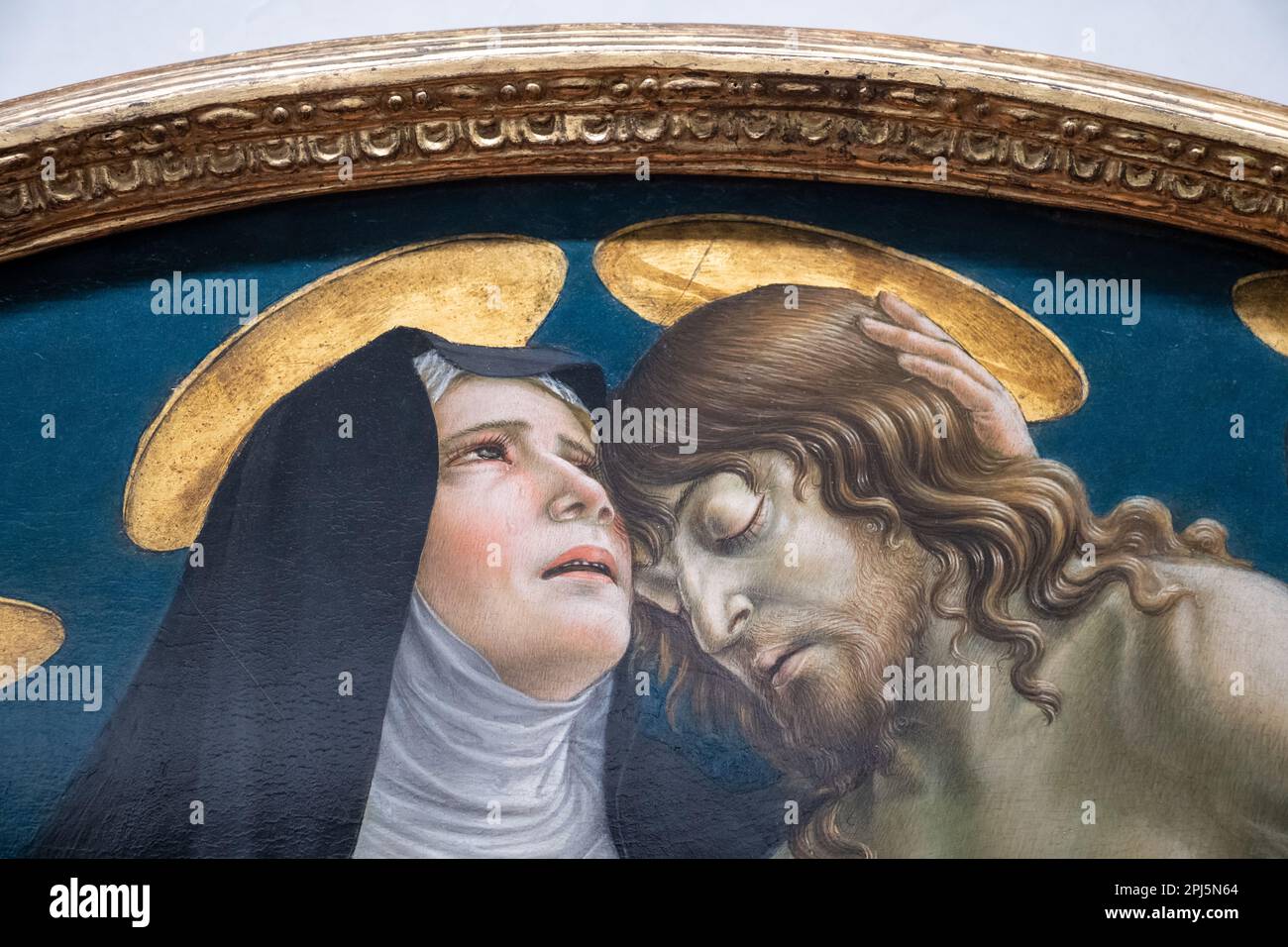 Details of 'Lamentation over the Body of Christ' (c. 1491) by Italian ...