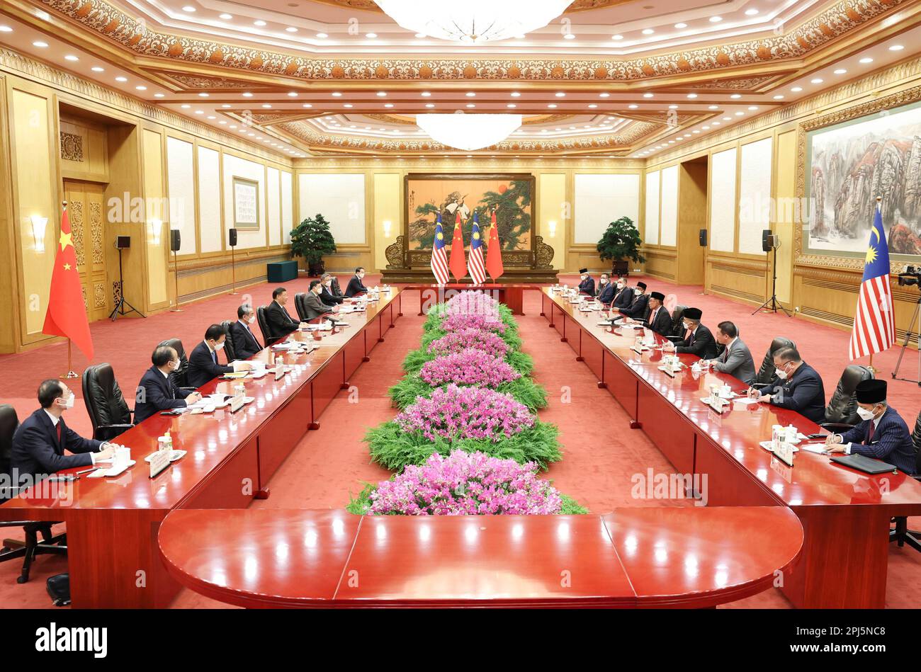 Beijing, China. 31st Mar, 2023. Chinese President Xi Jinping meets with ...