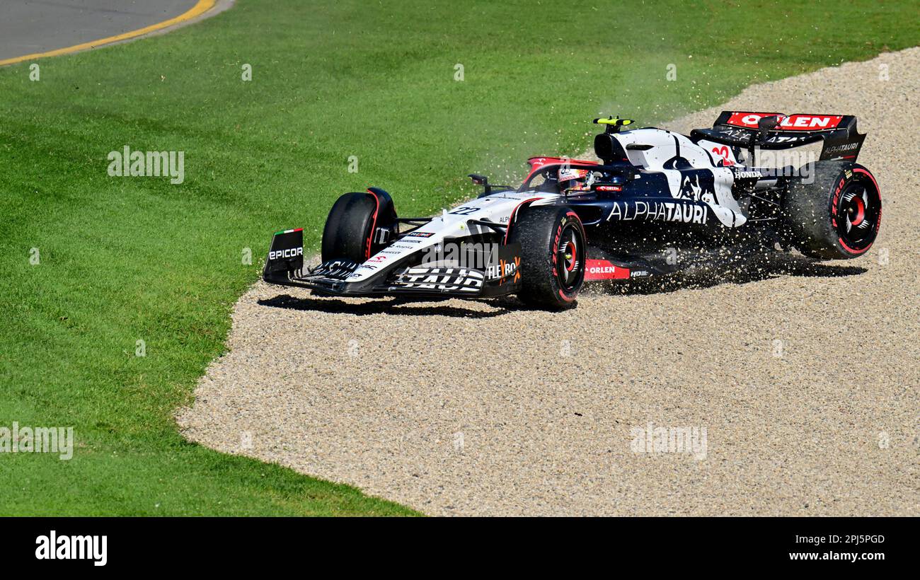 Melbourne, Australia. 31st Mar, 2023. #22 Yuki Tsunoda (JPN, Scuderia AlphaTauri), F1 Grand Prix ...