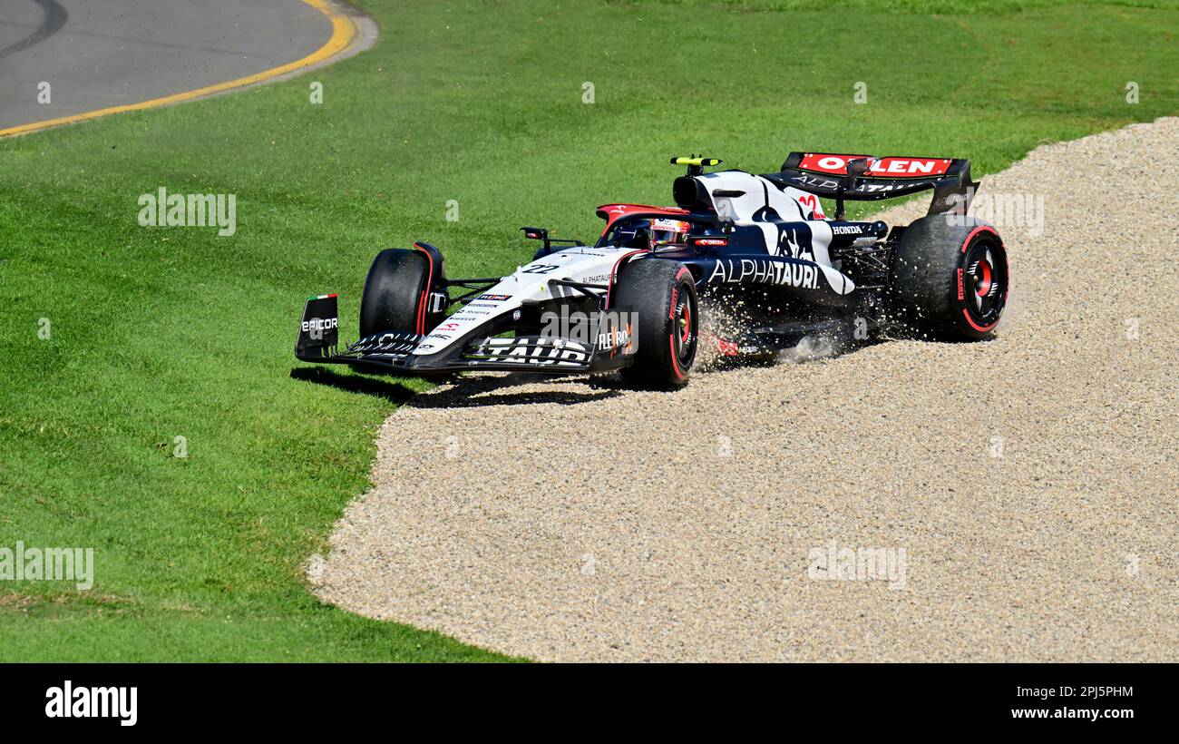 Melbourne, Australia. 31st Mar, 2023. #22 Yuki Tsunoda (JPN, Scuderia AlphaTauri), F1 Grand Prix ...