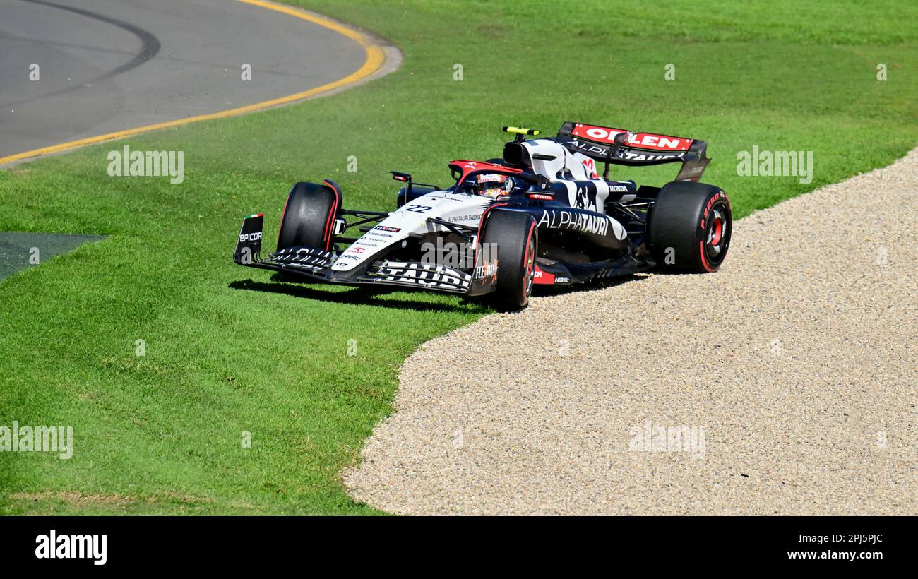 Melbourne, Australia. 31st Mar, 2023. #22 Yuki Tsunoda (JPN, Scuderia AlphaTauri), F1 Grand Prix ...