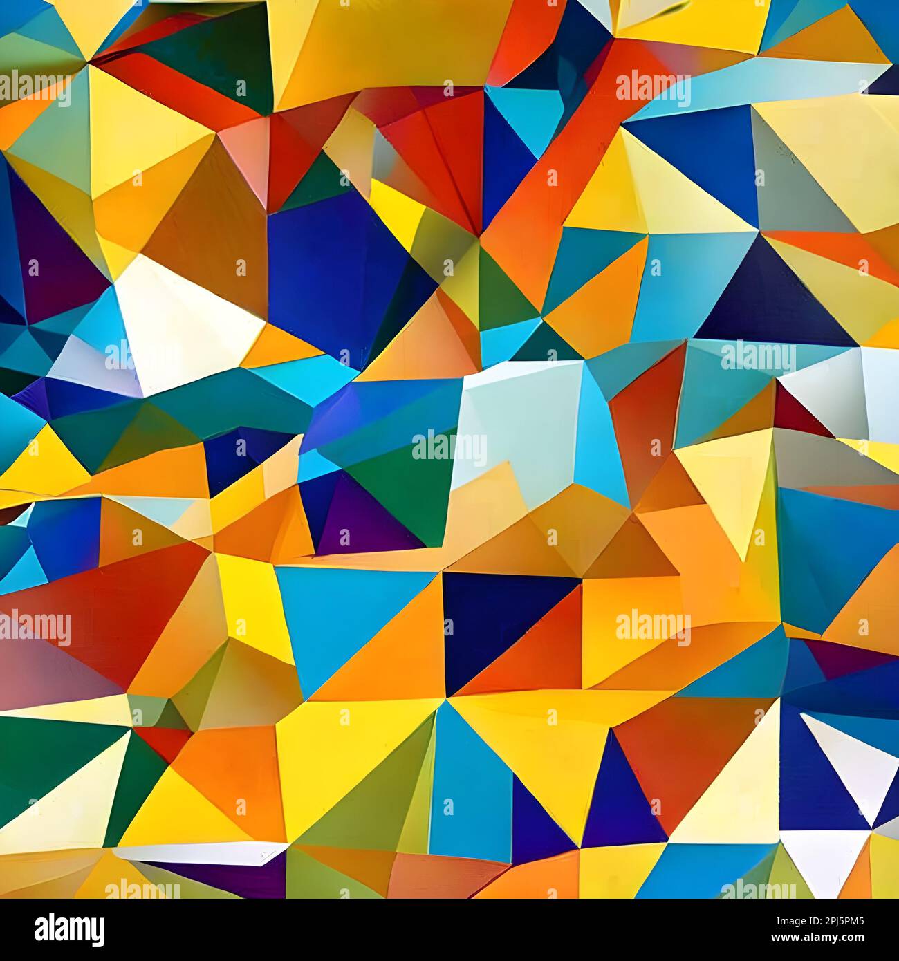 Geometric pattern of overlapping polygons in autumn colors. The image ...