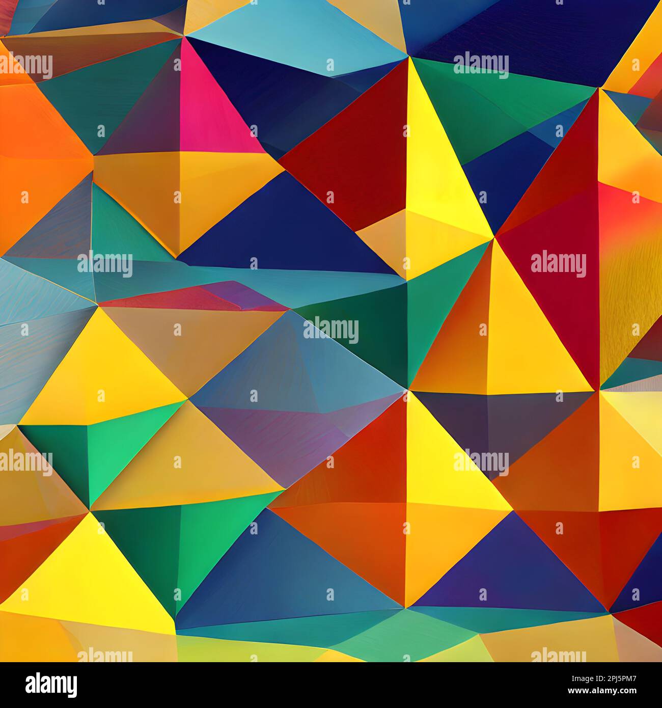 Geometric pattern of overlapping polygons in autumn colors. The image was created with the help ...
