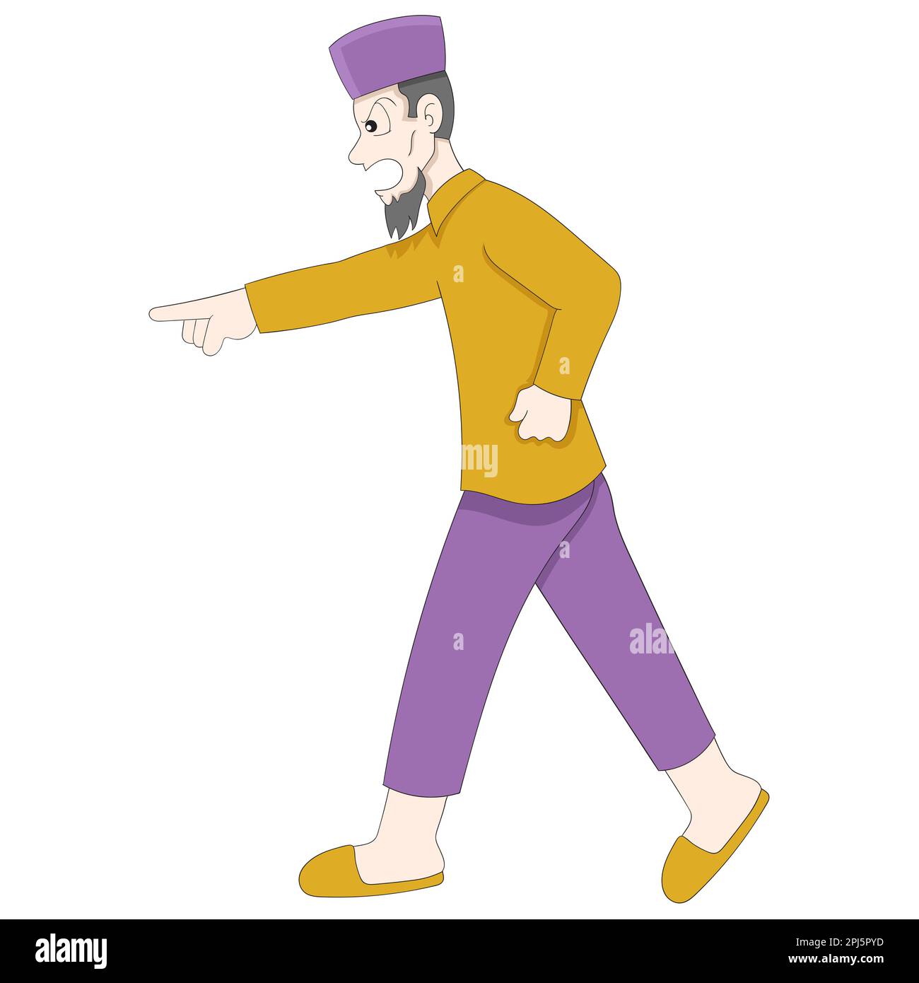 Islamic parents venting anger in the month of fasting Stock Vector ...