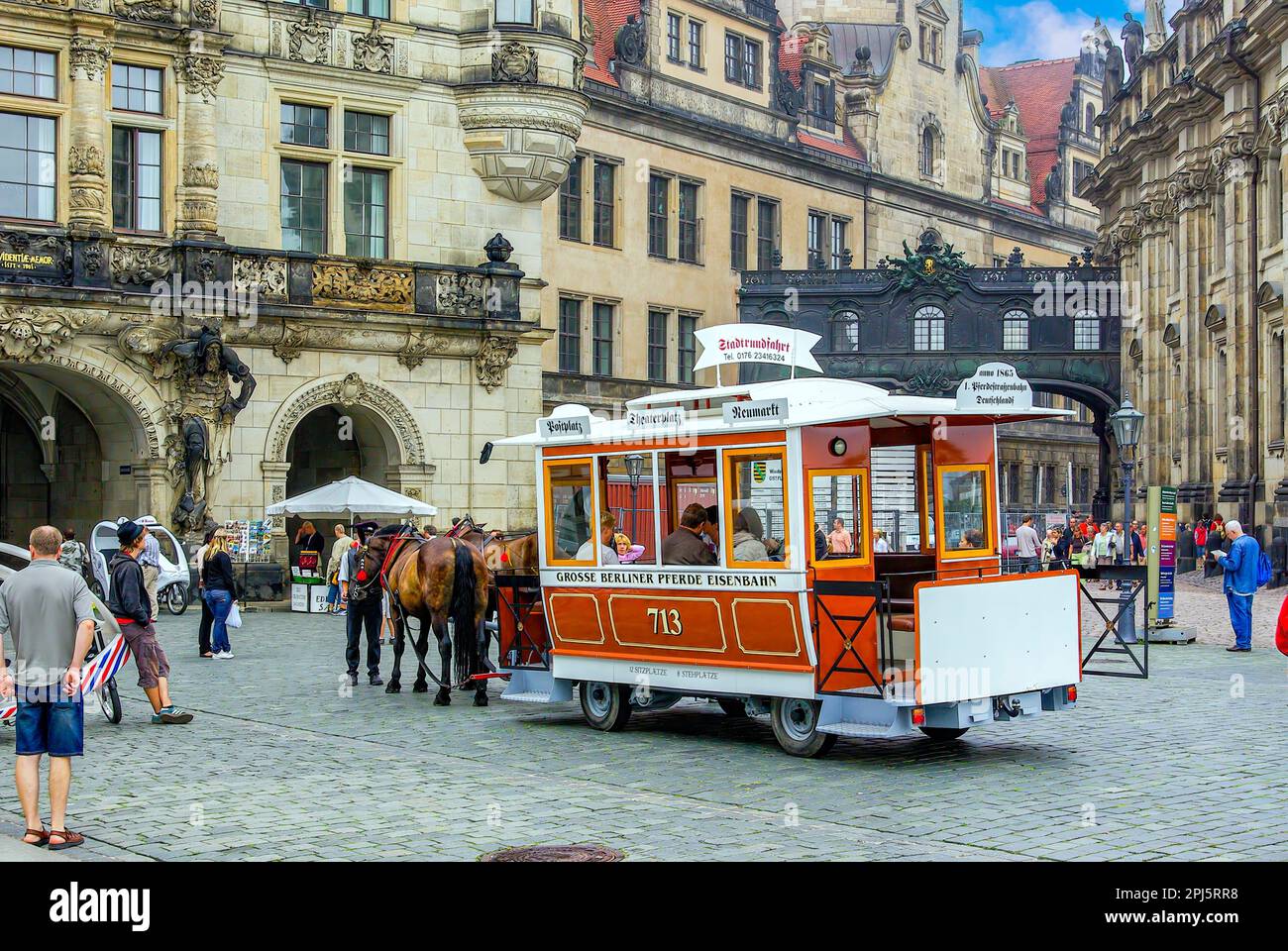 Dresden, Saxony, Germany: The Great Berlin Horse Railway on Dresden's ...