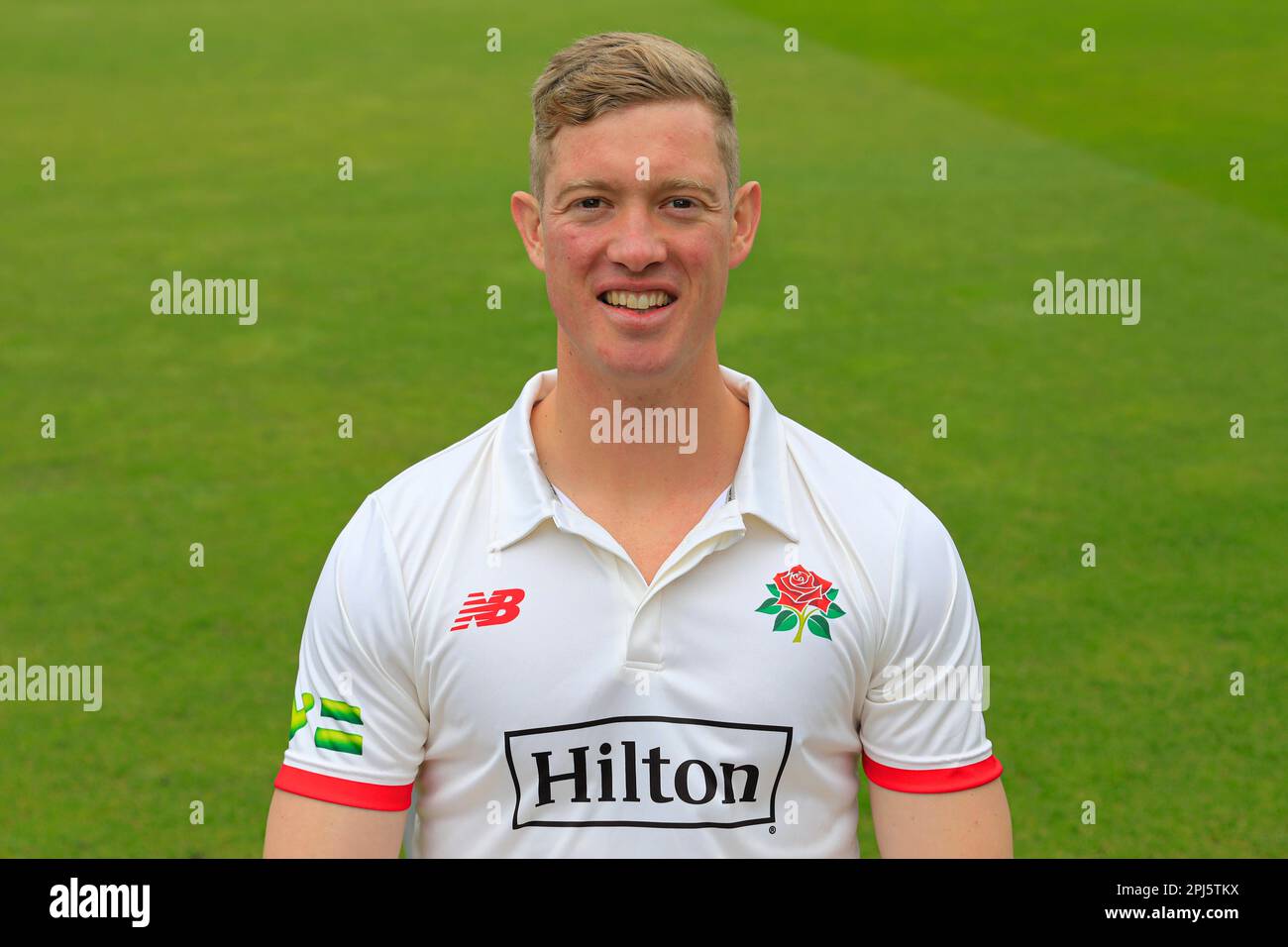 Keaton Jennings of Lancashire at Lancashire Cricket Media Day at Old ...