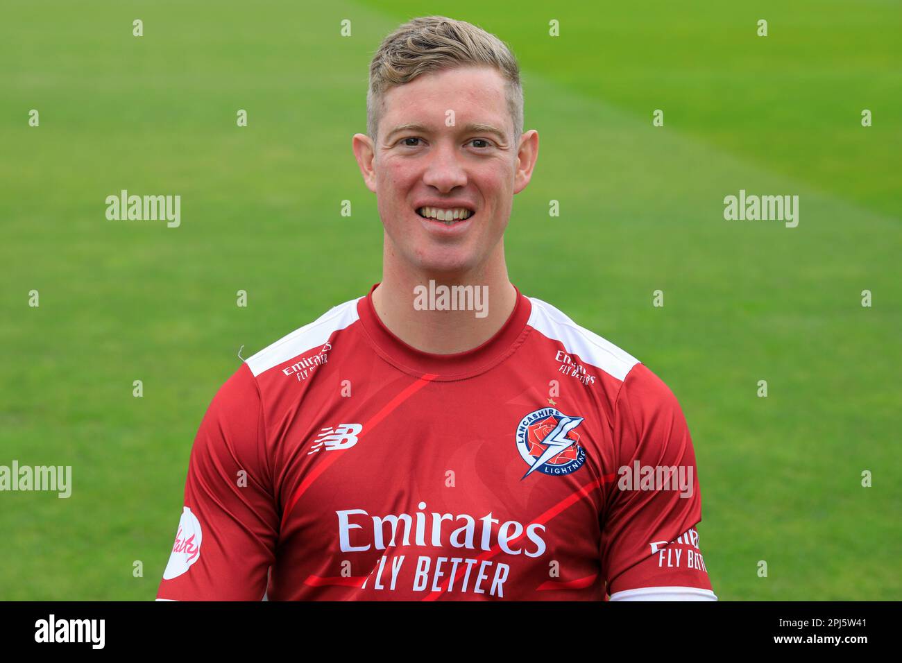 Keaton Jennings of Lancashire in the T20 kit at Lancashire Cricket ...