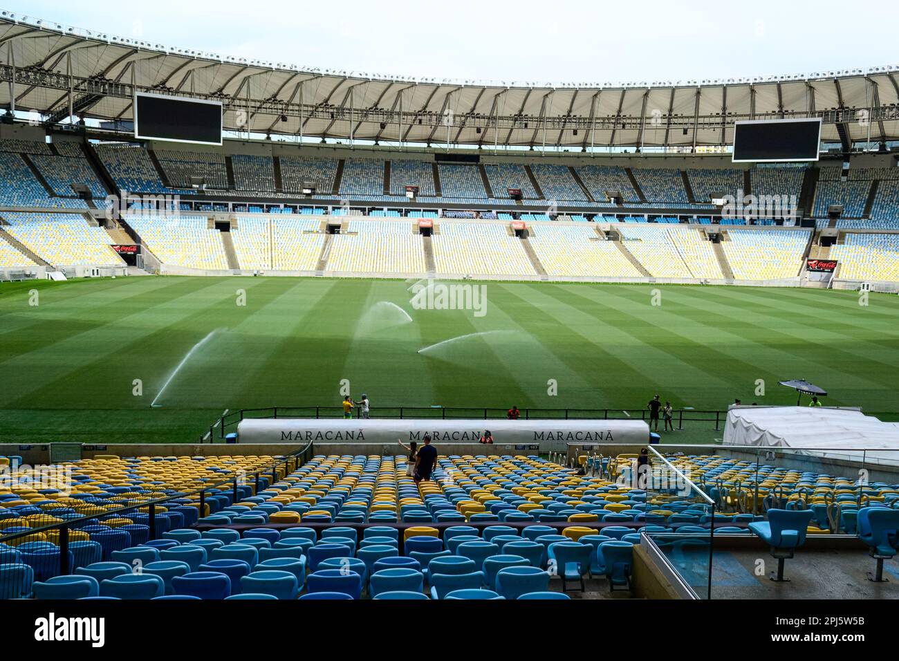 Maracana Stadium architecture building, Rio de Janeiro, Brazil Stock ...