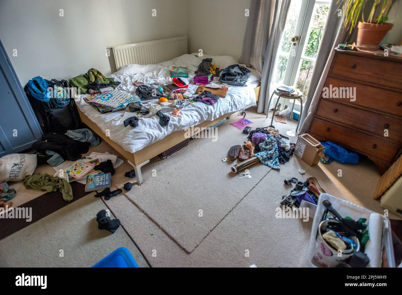 Messy Beds On The Floor