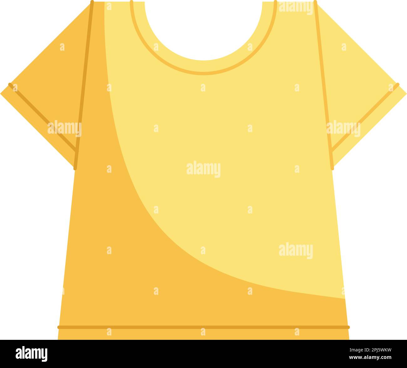 yellow shirt clothes garment icon Stock Vector Image & Art - Alamy