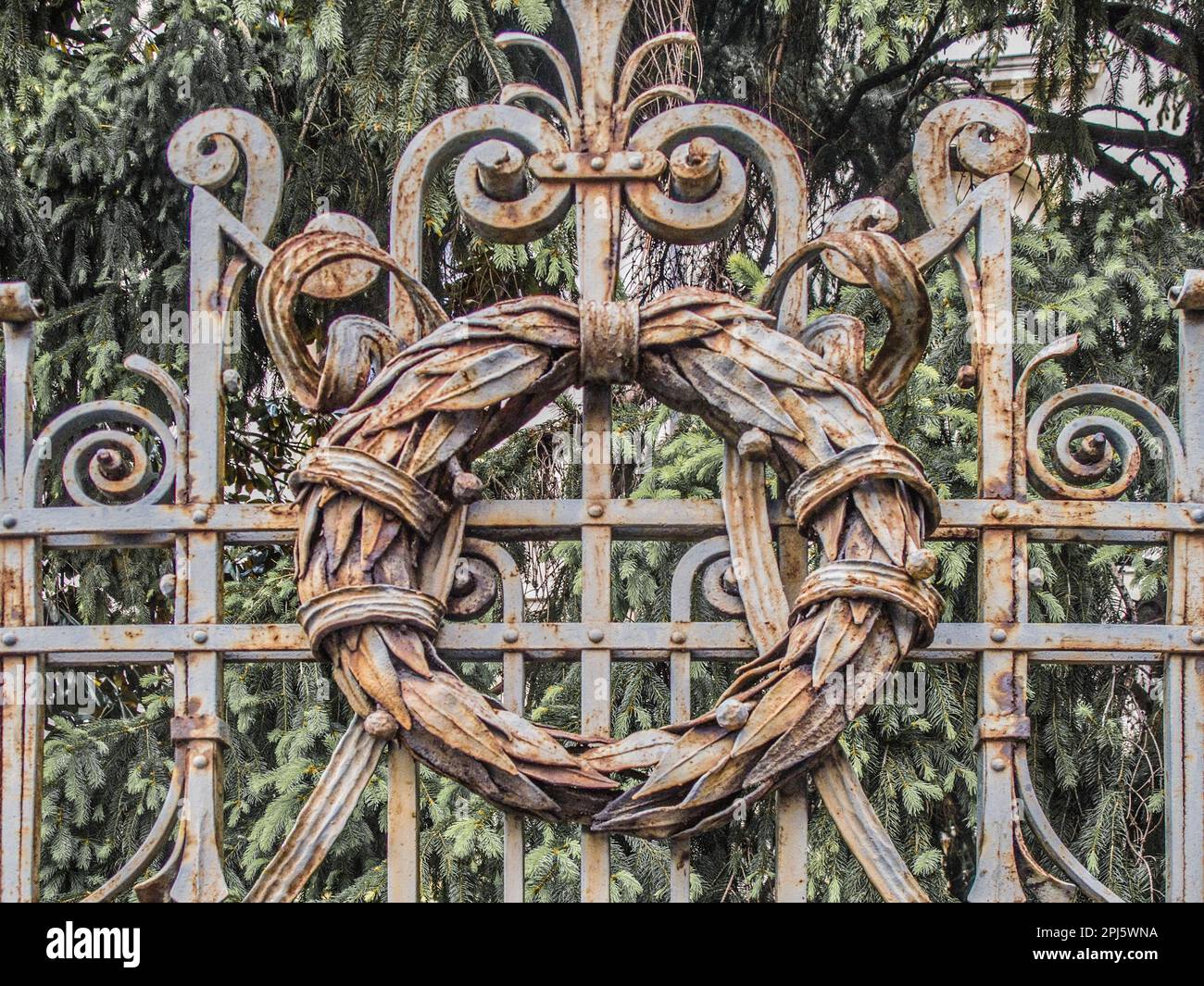 Seminario di Padova, via Seminario, Padua, Italy. Wrought iron gate ...