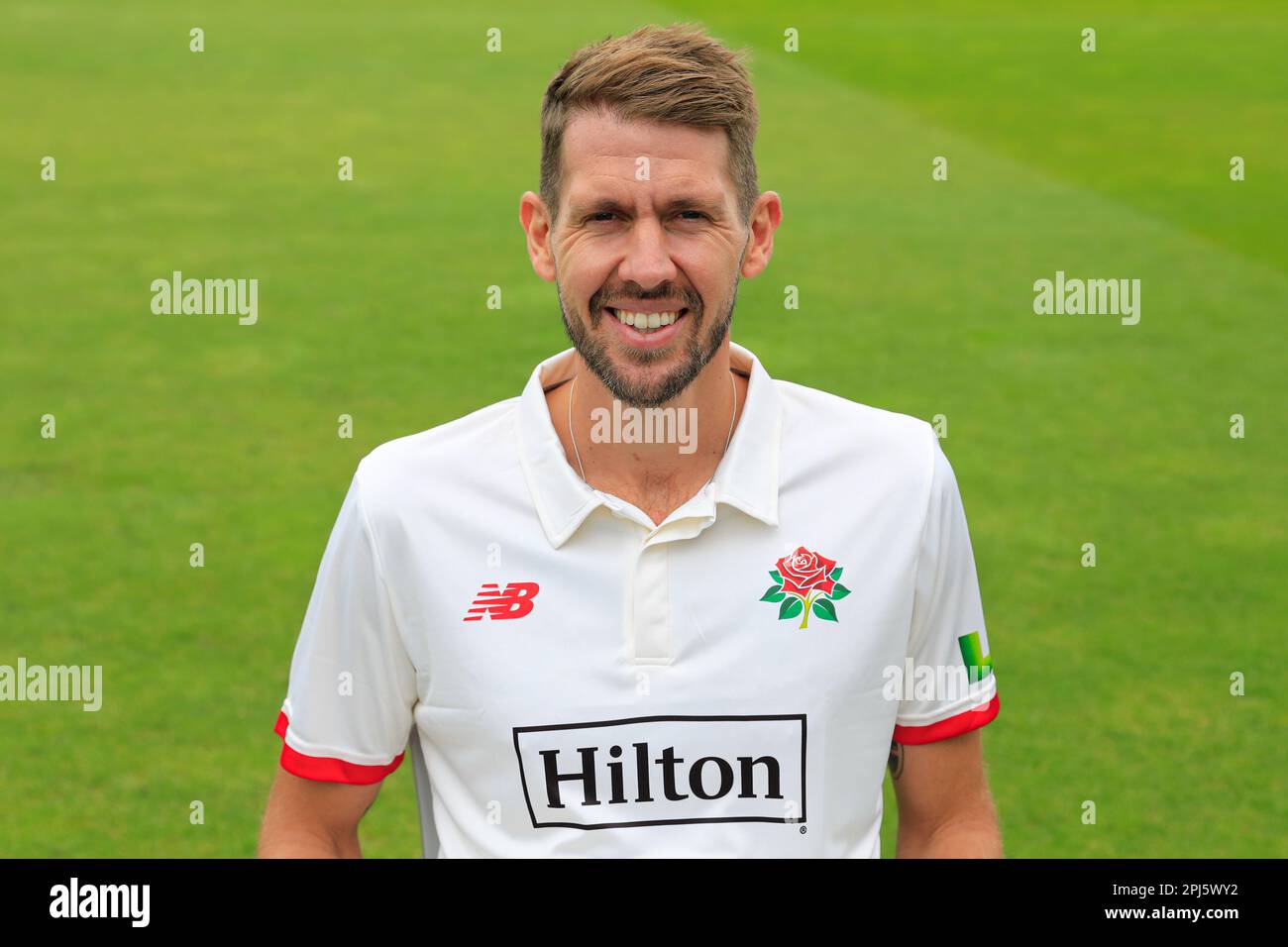 Tom Bailey of Lancashire Cricket Club at Lancashire Cricket Media Day ...