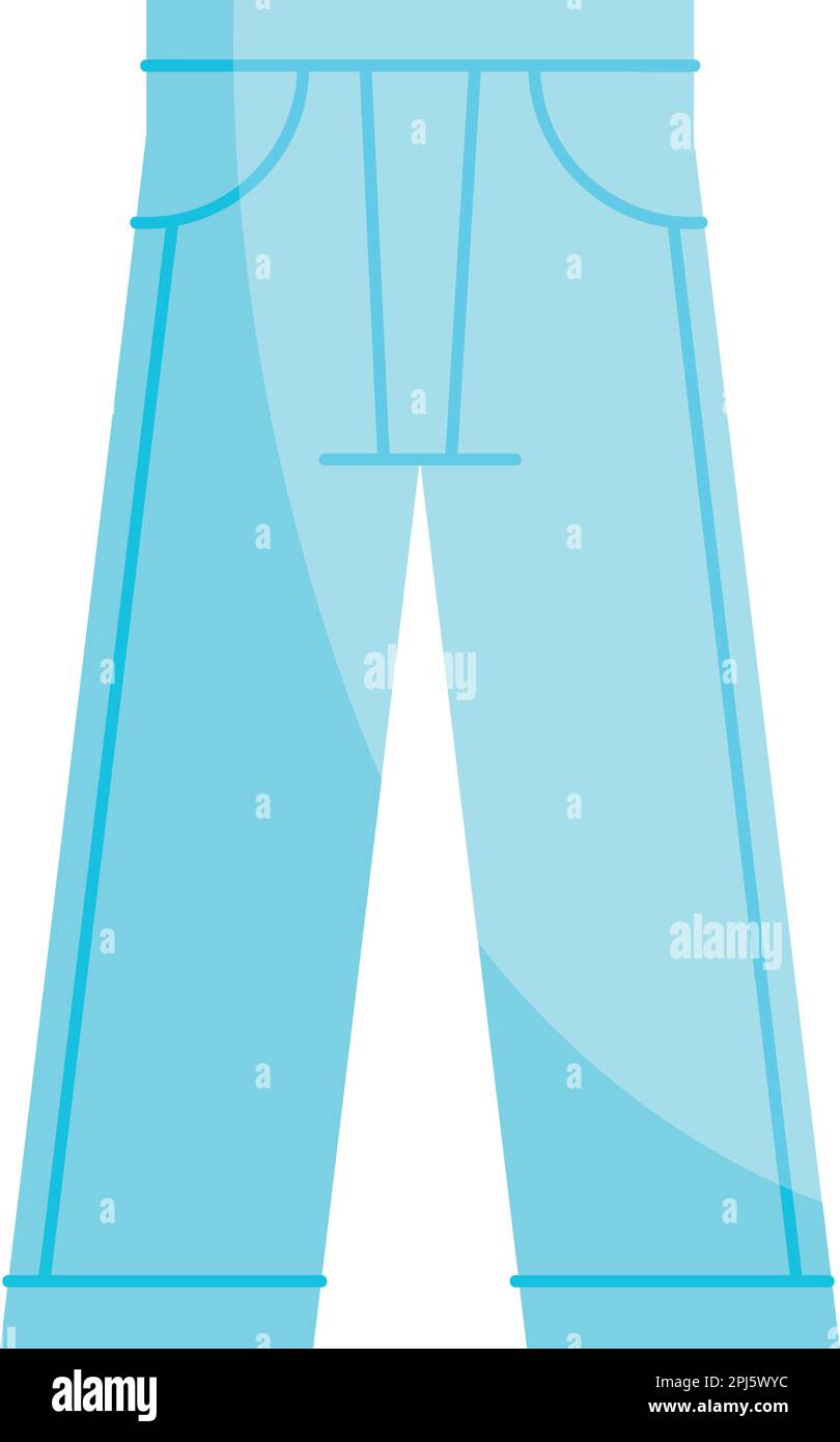 blue male pants clothes icon Stock Vector Image & Art - Alamy