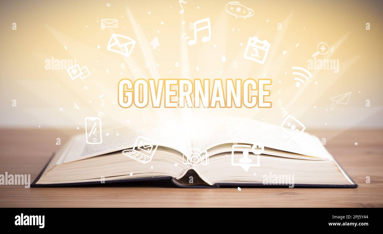 open book with business inscription Stock Photo - Alamy