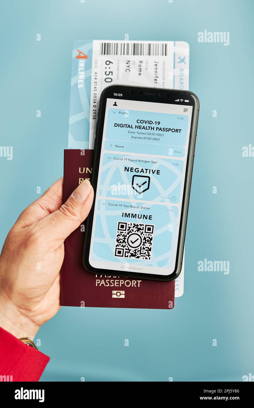 Digital covid certificate. Covid negative rapid digital test pass ...