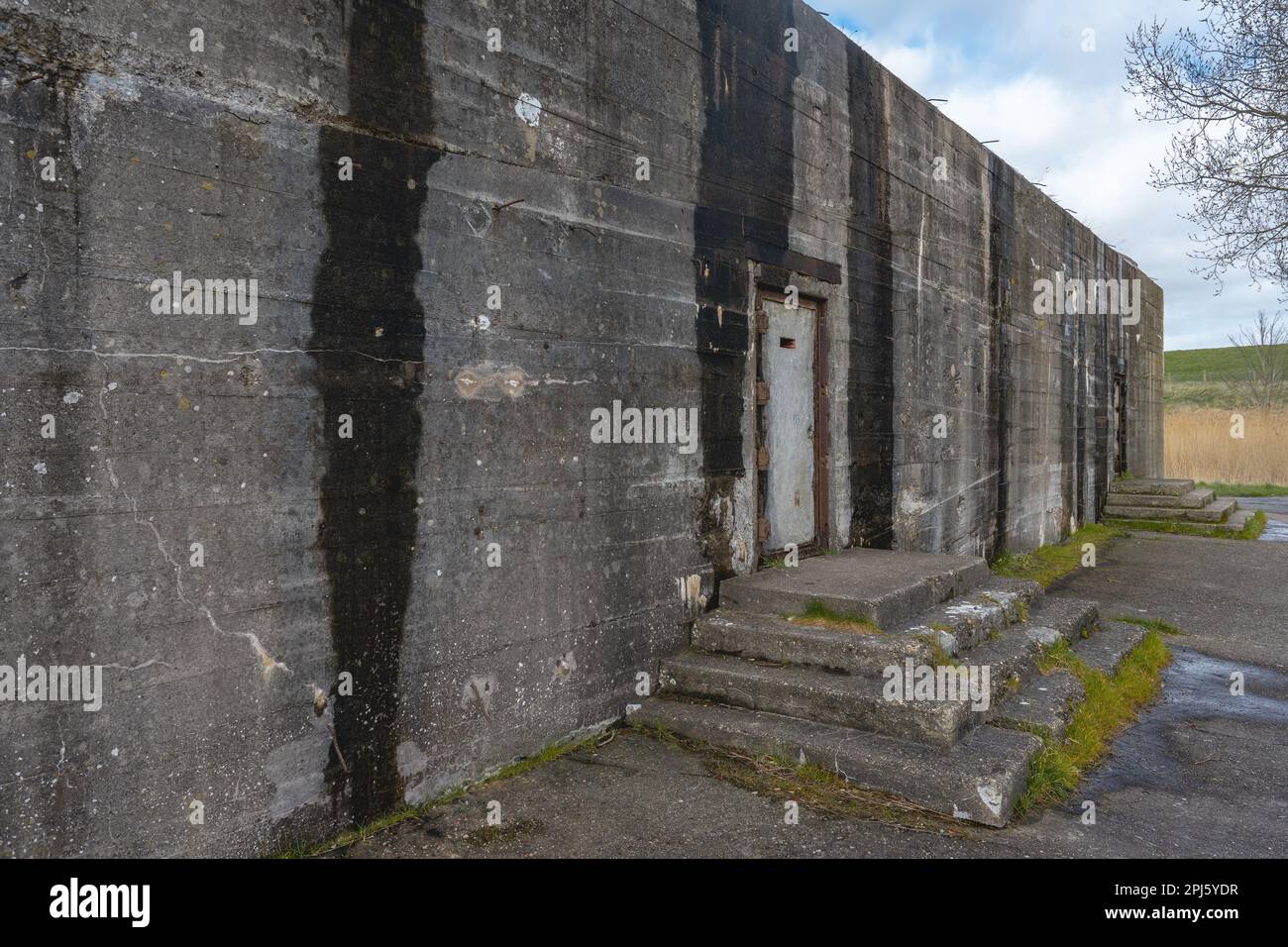 Battery Fiemel. German bunker from Word War Two Stock Photo - Alamy