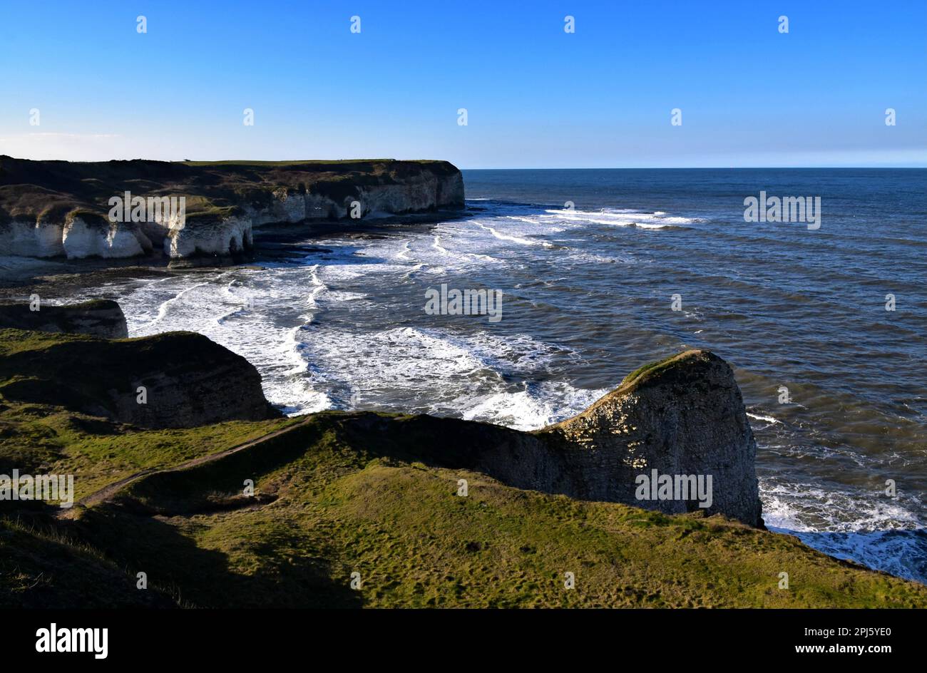 Selwicks Bay at Flamborough Head Stock Photo - Alamy