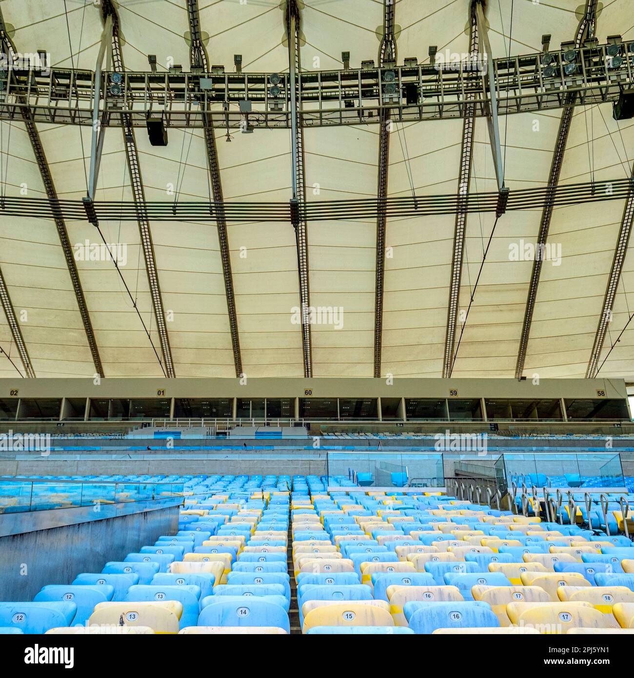 Maracana Stadium architecture building, Rio de Janeiro, Brazil Stock ...