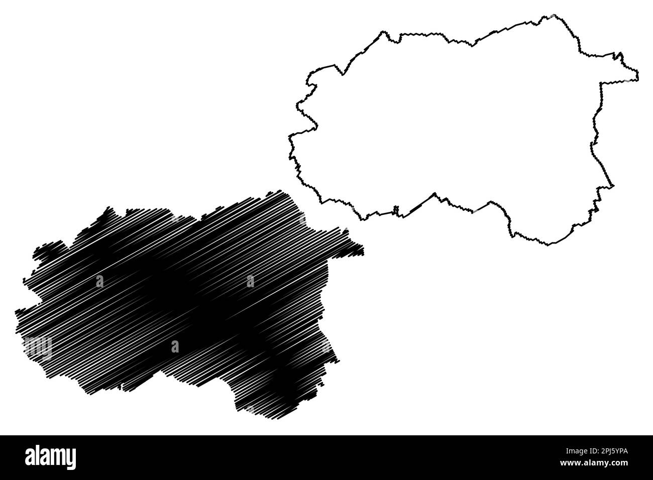 Sketch map of yorkshire Stock Vector Images - Alamy