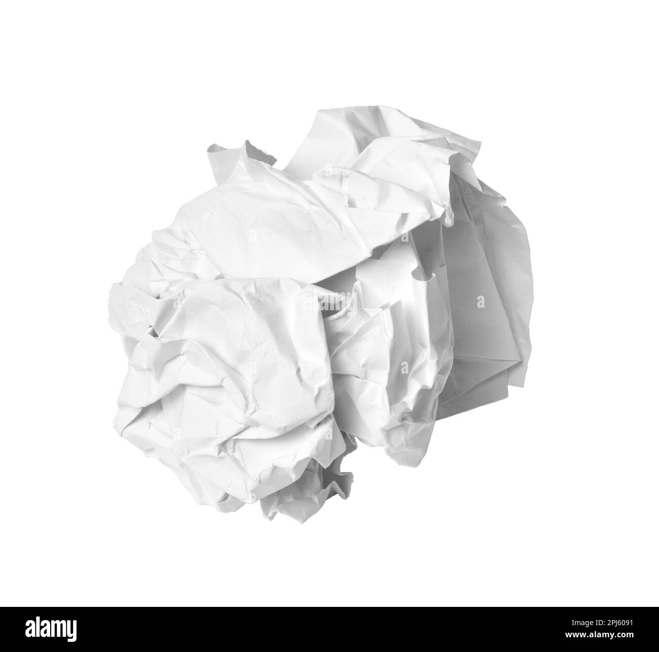 paper ball crumpled garbage trash mistake Stock Photo - Alamy