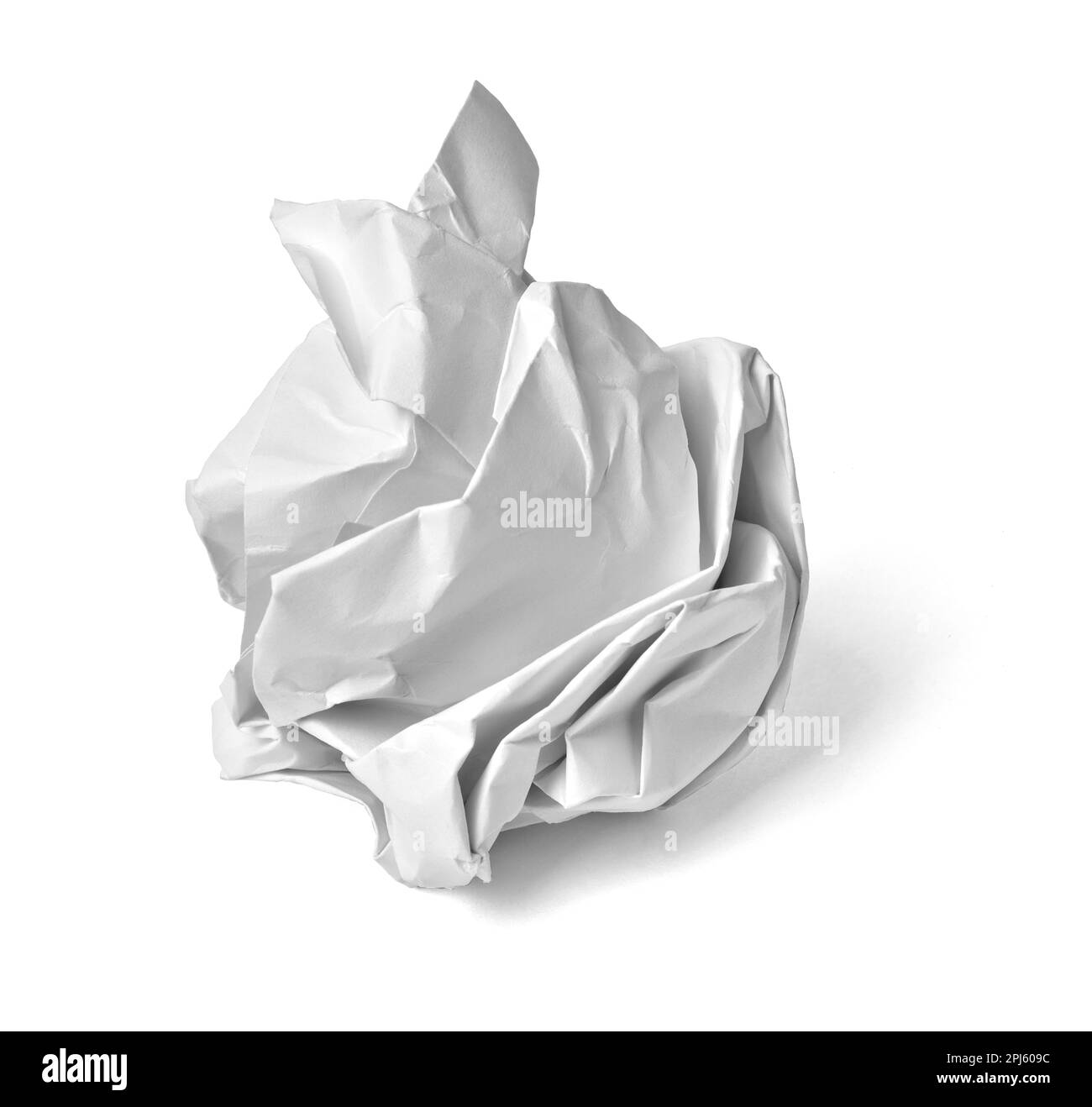paper ball crumpled garbage trash mistake Stock Photo - Alamy