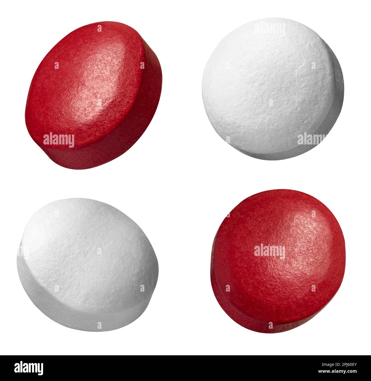 white red pill medical drug medication Stock Photo - Alamy