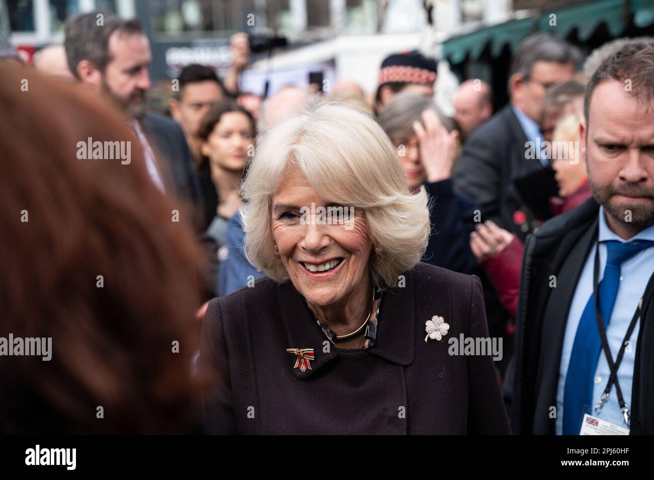 King charles queen camilla germany hi-res stock photography and images ...