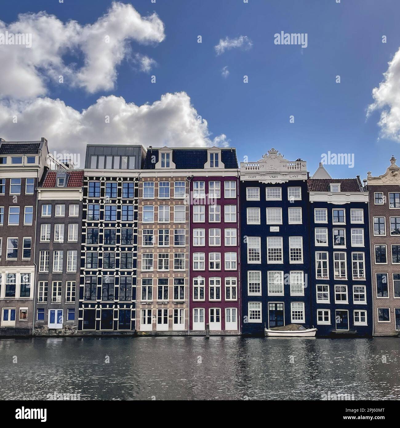 Amsterdam buildings facades hi-res stock photography and images - Alamy
