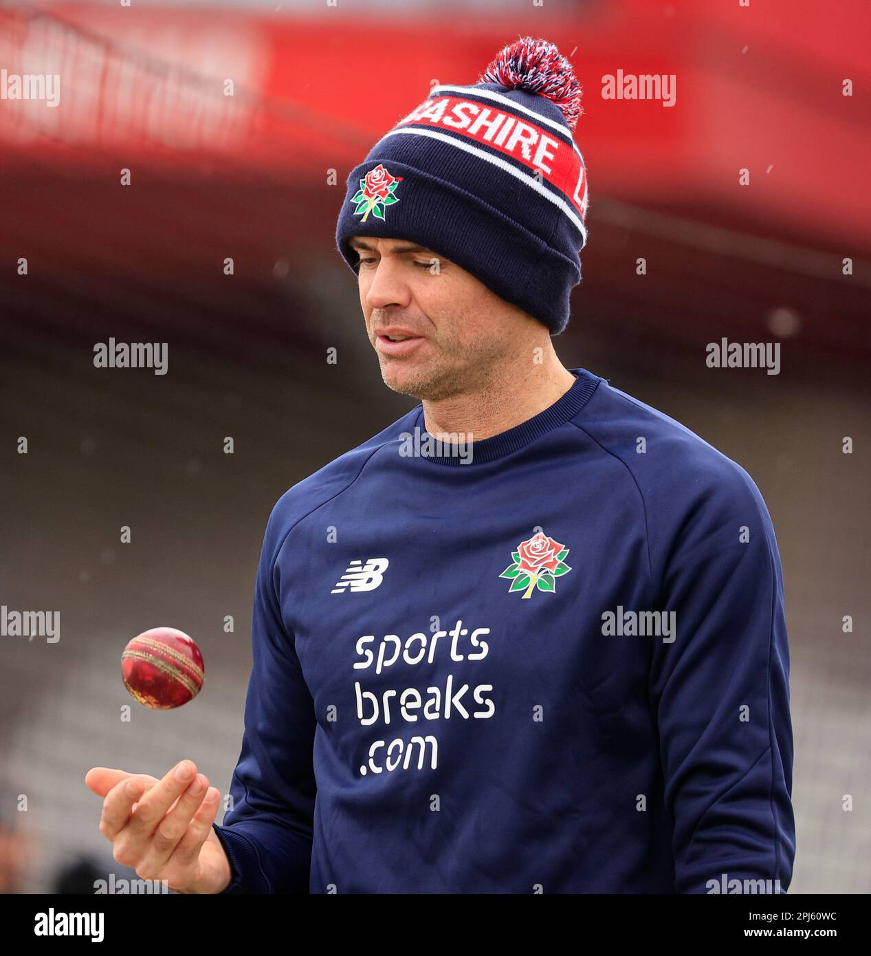 James Anderson of Lancashire Cricket Club at Lancashire Cricket Media ...