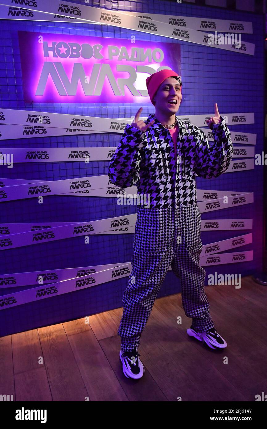 'Moscow. Singer Khabib Sharipov at the 'New Radio AWARDS' ceremony ...