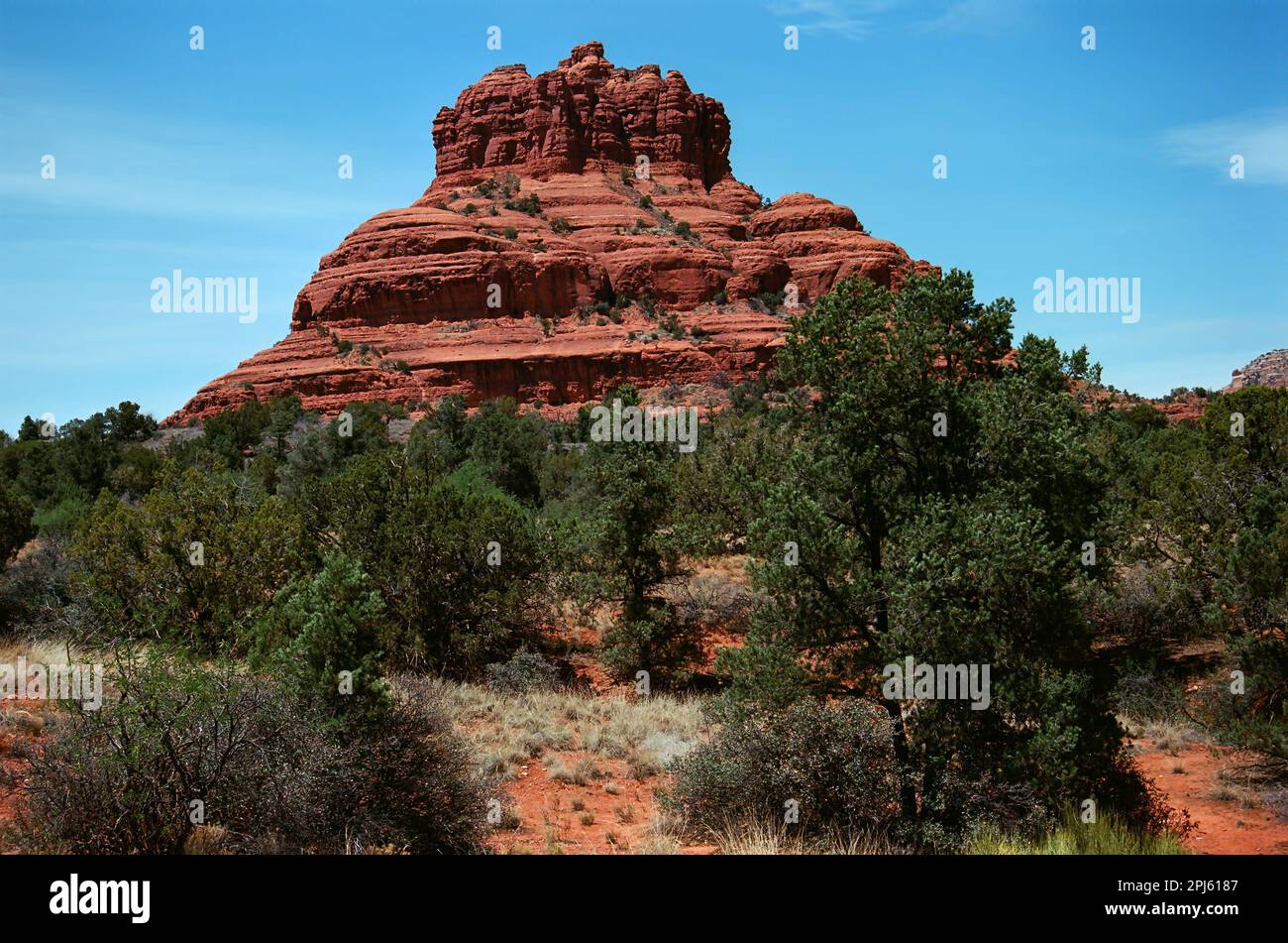 Bell rock Sedona Arizona in the morning light Stock Photo - Alamy