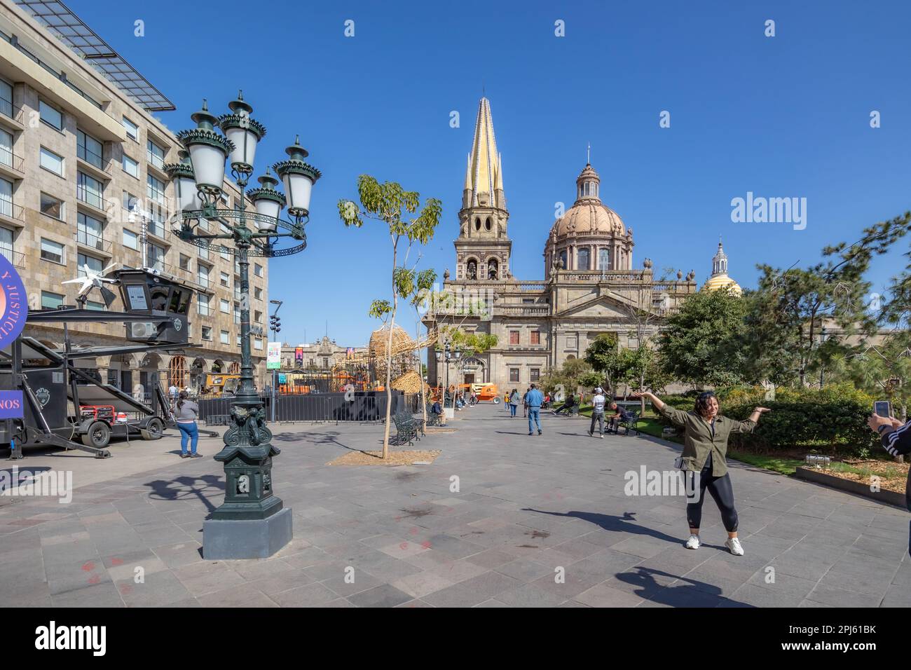 Guadalajara, Jalisco Mexico. February 4, 2023. Cityscape of historic ...