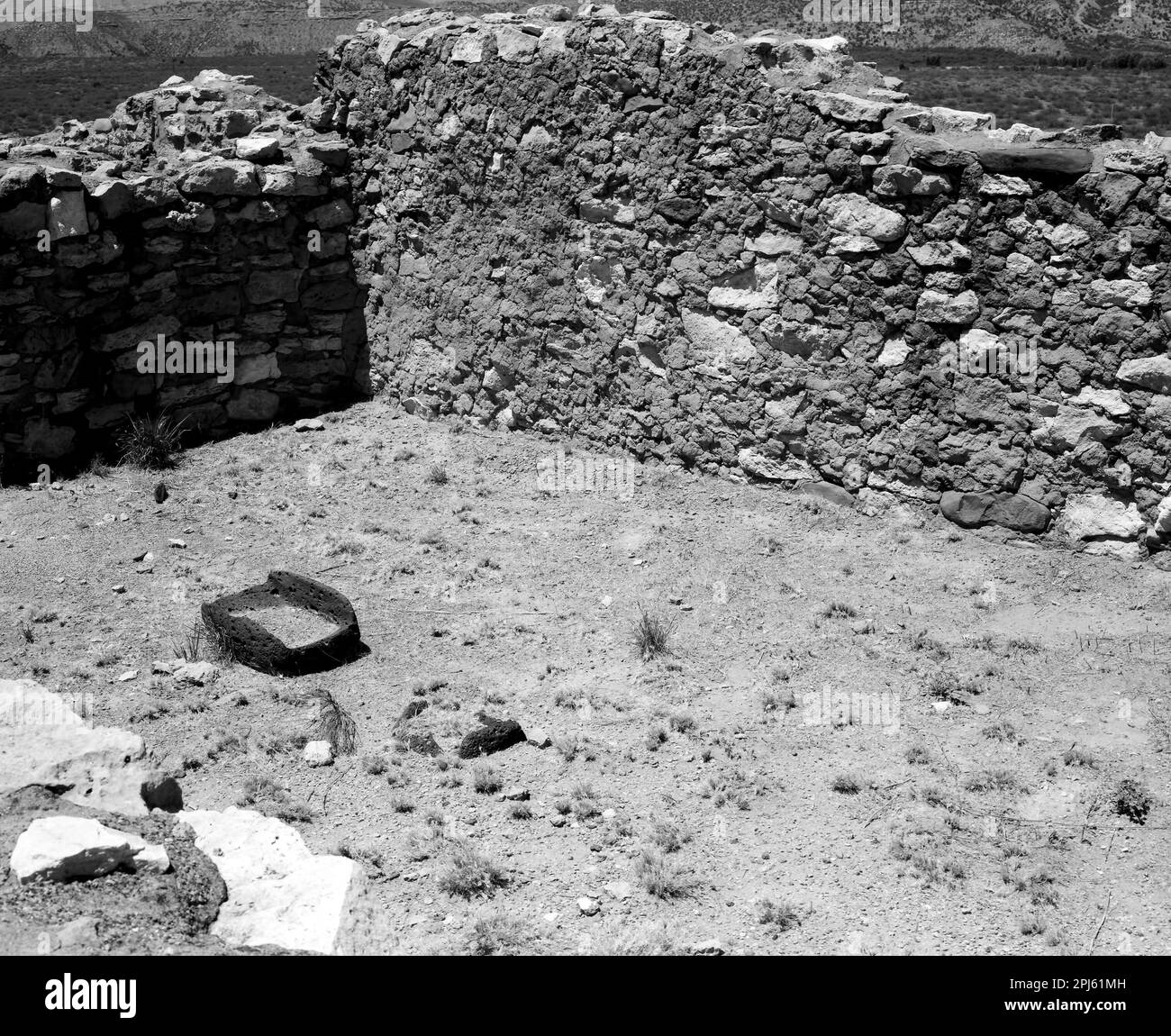 Tuzigoot National Monument pueblo dwelling built by the Sinagua people ...
