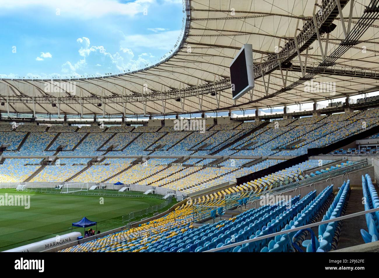 Maracana Stadium architecture building, Rio de Janeiro, Brazil Stock ...