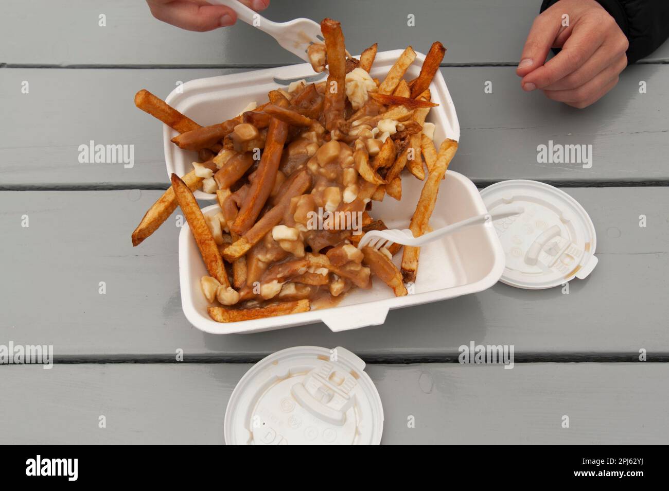 Poutine food truck poutine food truck hi-res stock photography and ...