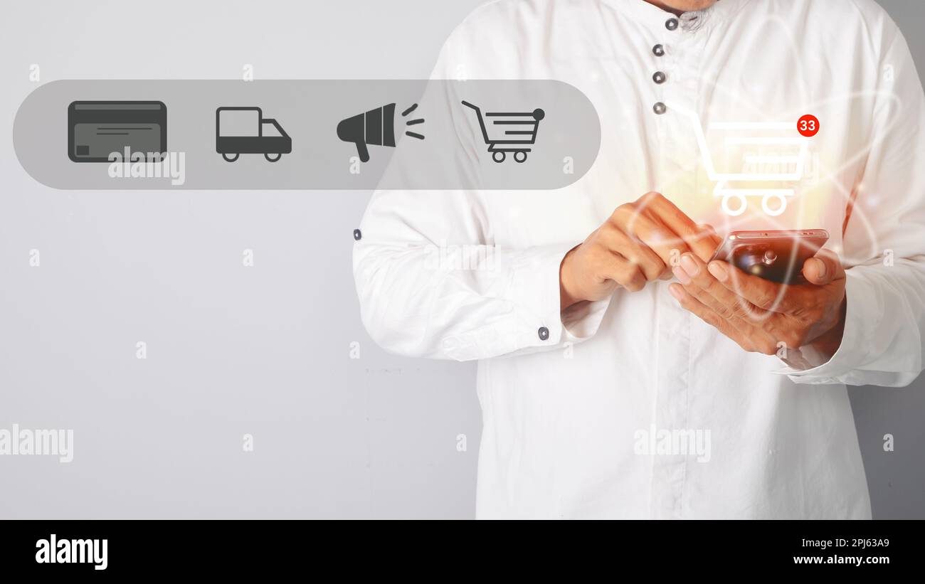Shopping cart delivery icons hi-res stock photography and images - Alamy