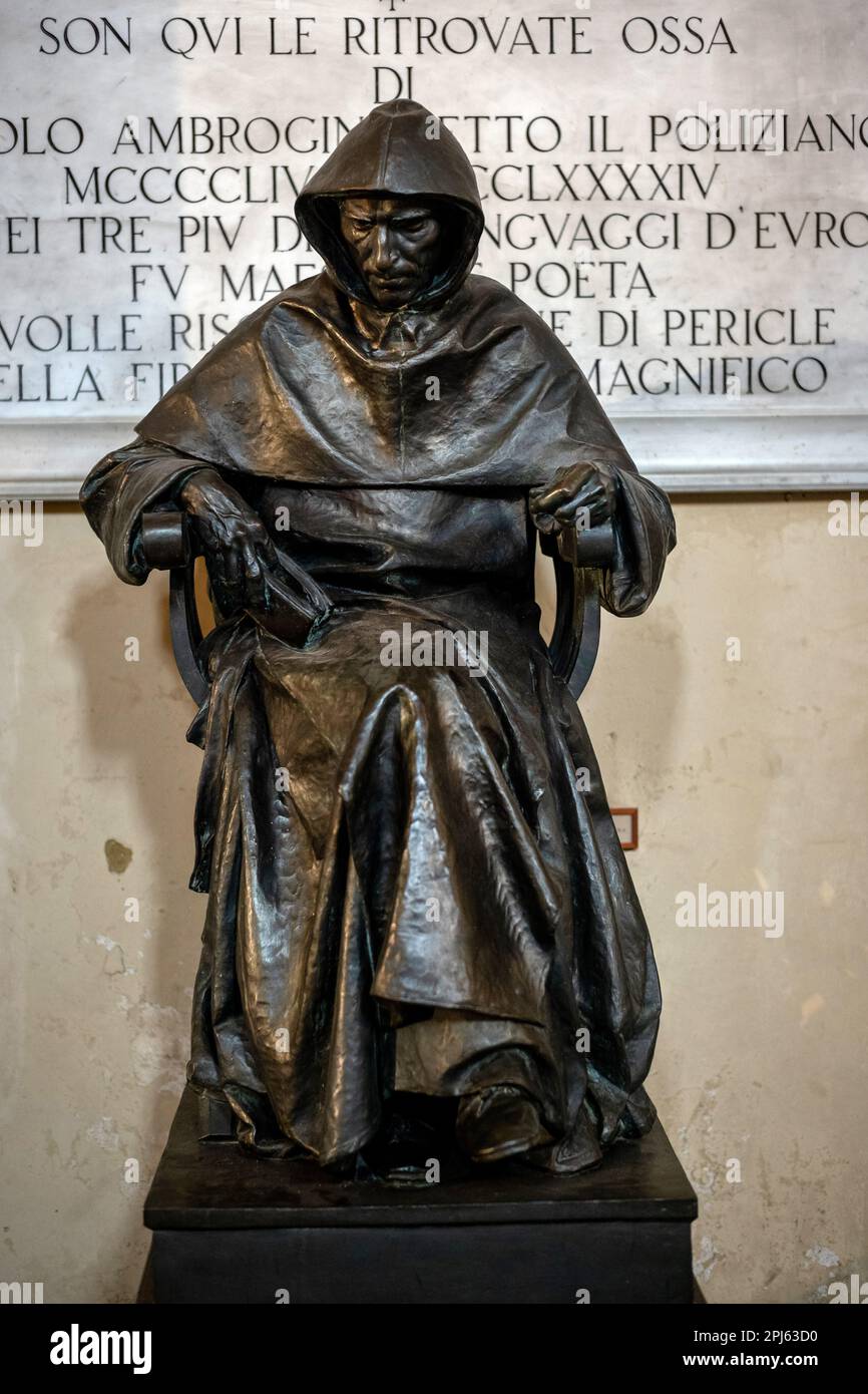 Statue of Girolamo Savonarola in The Church of San Marco, Florence ...