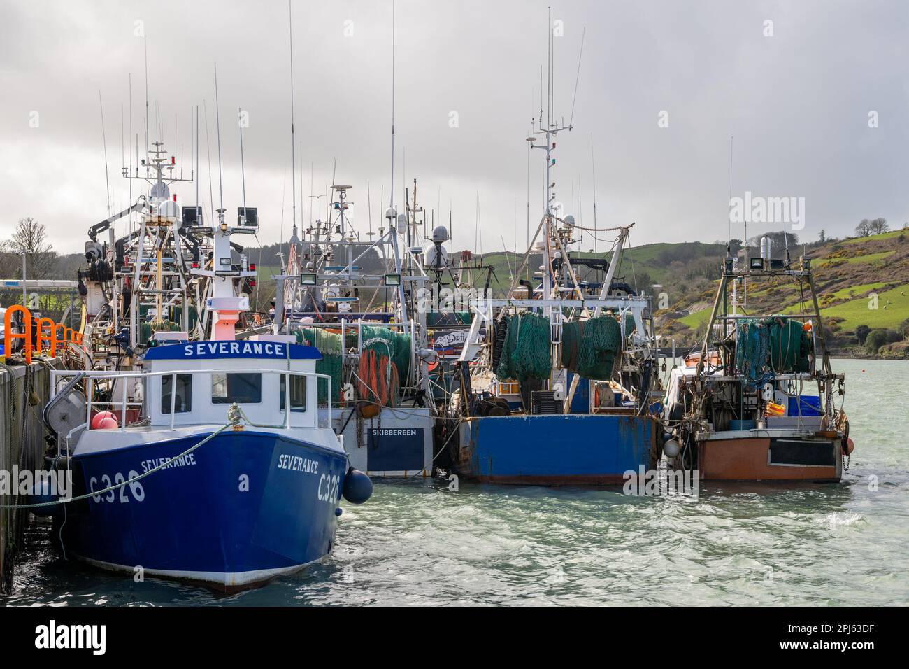 Union Hall, West Cork, Ireland. 31st Mar, 2023. It's sunny but showery ...