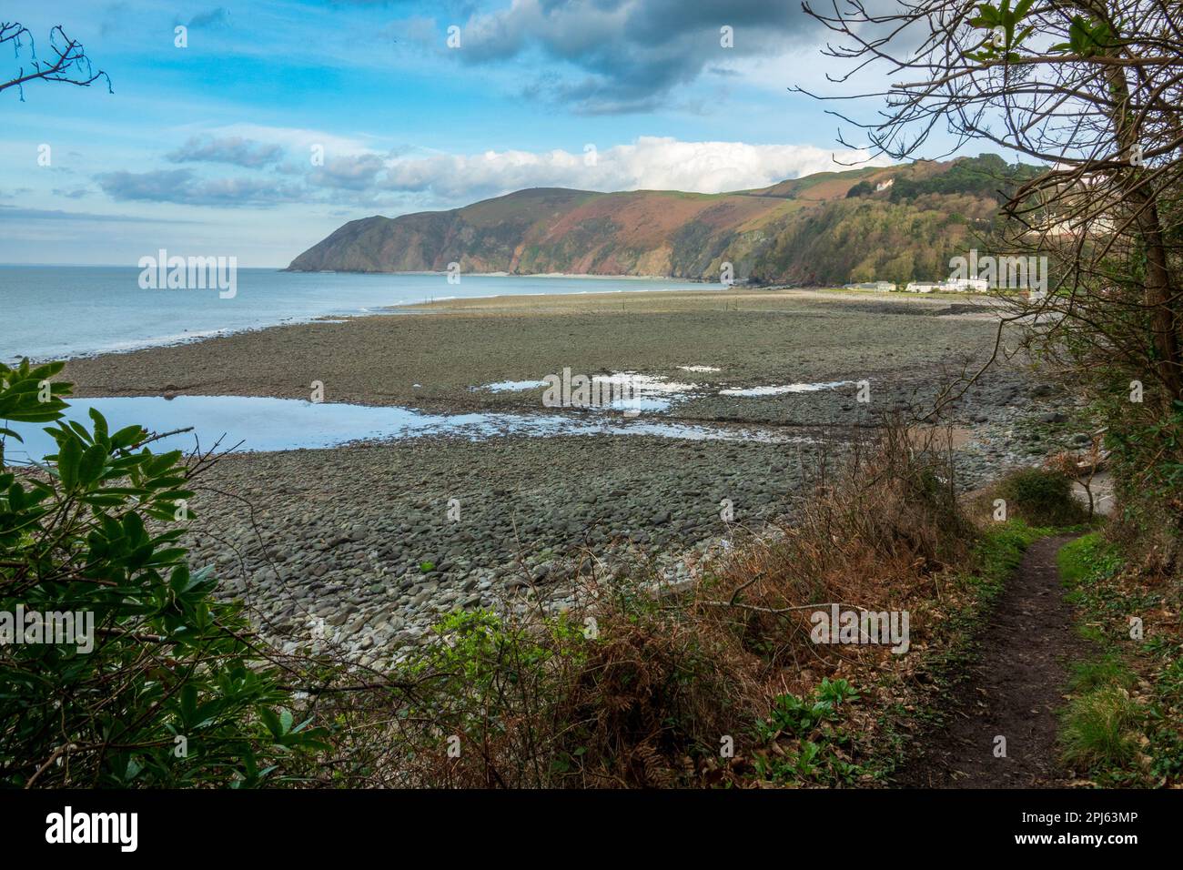 Lynton coast path Stock Photo - Alamy