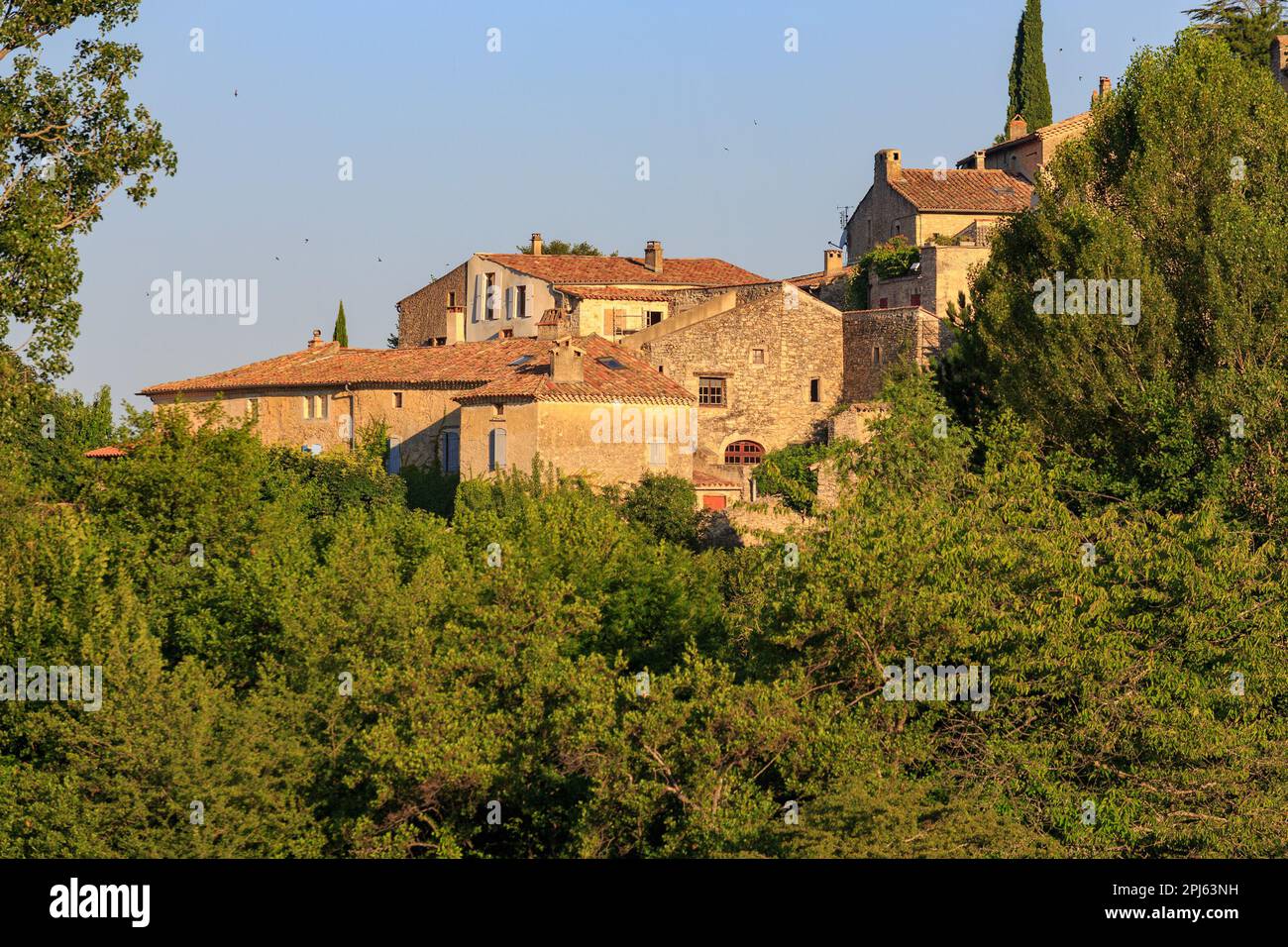 FRANCE. DROME (26) LE POET LAVAL, 19th century PERCHED VILLAGE LABELED ...