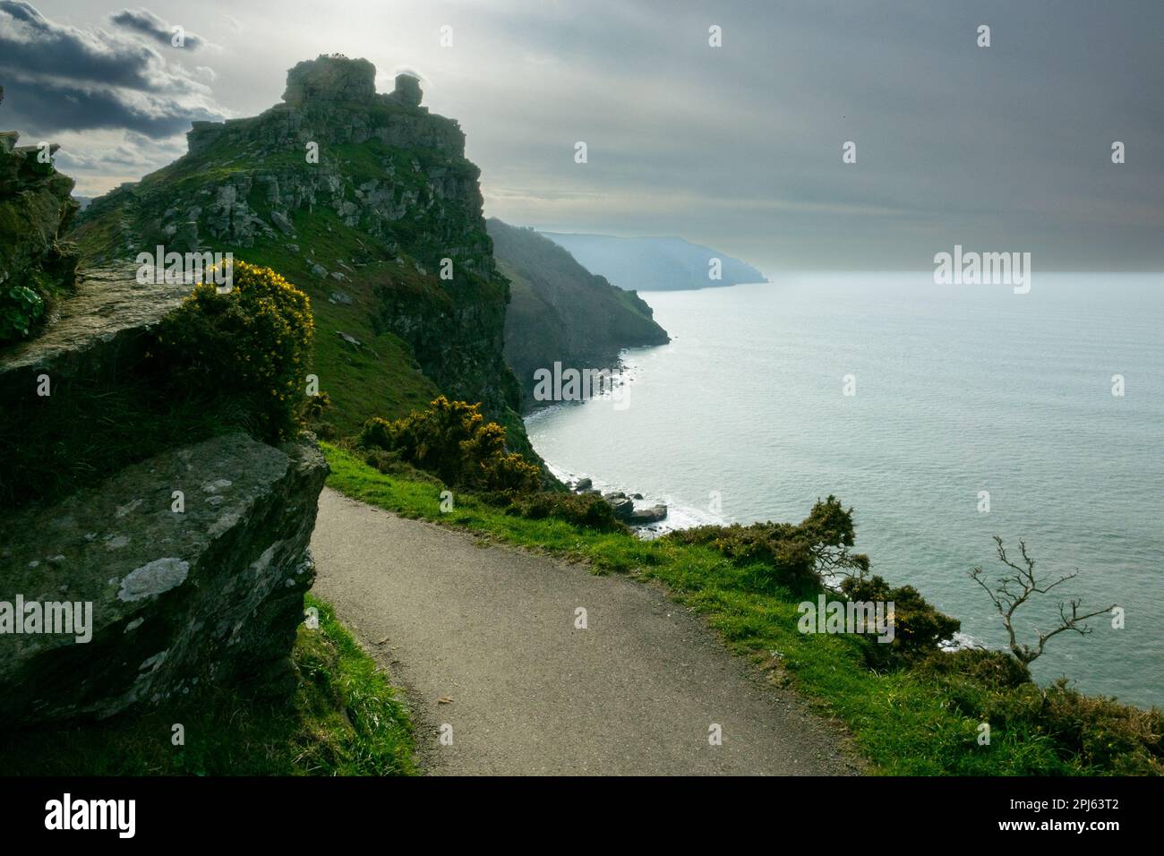 The Valley of Rocks, Valley of the Rocks Stock Photo - Alamy