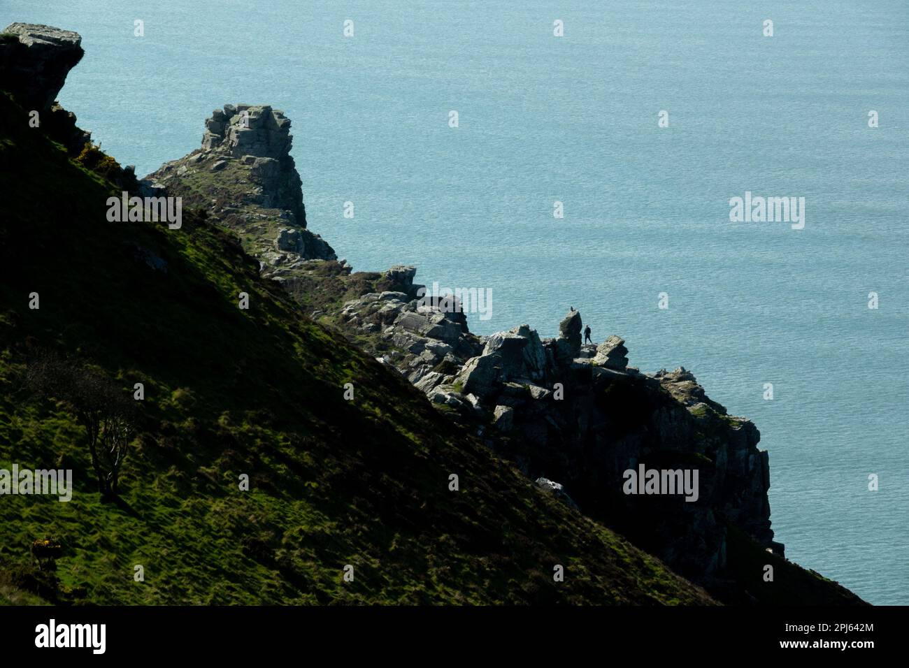 The Valley of Rocks, Valley of the Rocks Stock Photo - Alamy