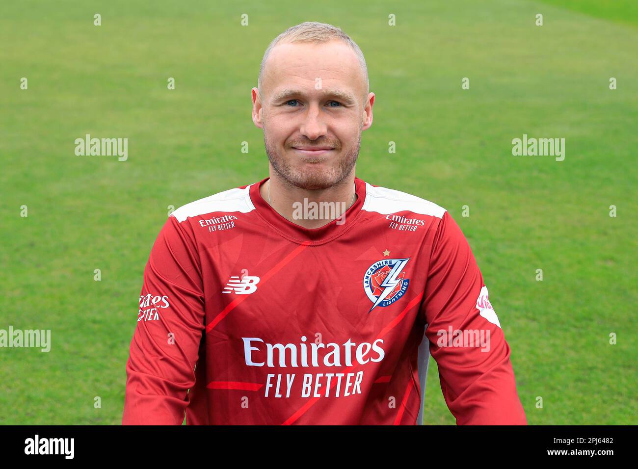 Matt Parkinson of Lancashire Lightning at Lancashire Cricket Media Day ...