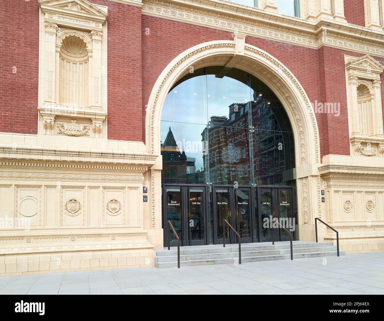 Entrance to the Royal Albert Hall, London, England Stock Photo - Alamy