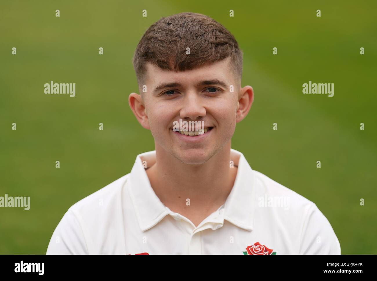 Lancashire's Matthew Hurstof during the media day at Old Trafford ...