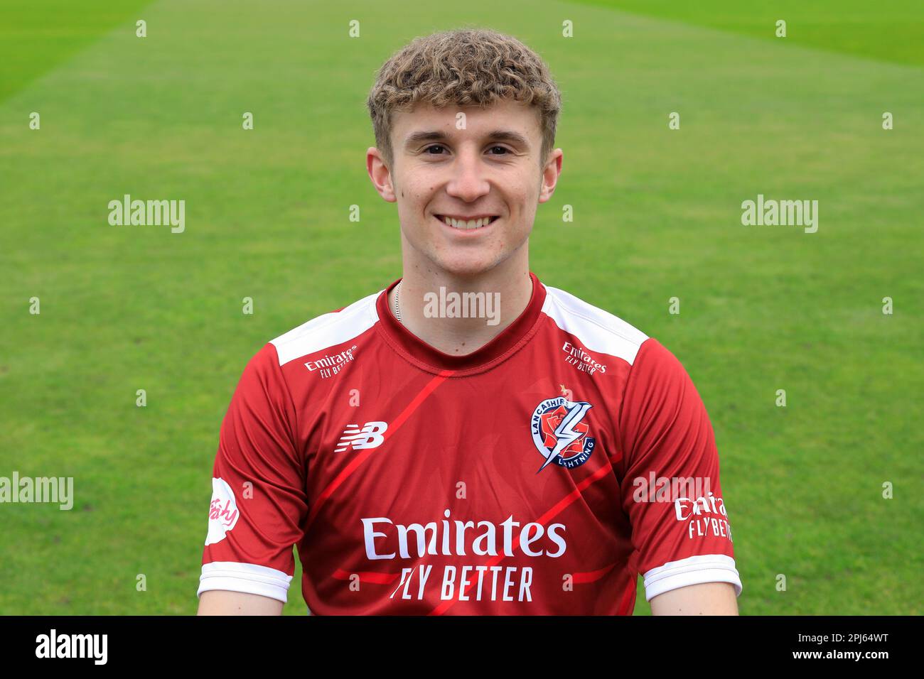 Josh Boyden of Lancashire Lightning at Lancashire Cricket Media Day at ...
