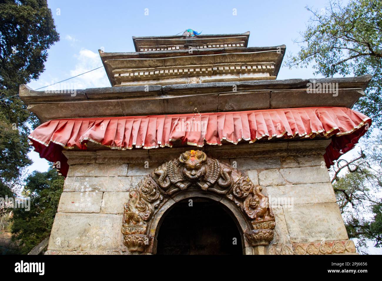 Beautiful Kathmandu Landscape with Forest, Rhododendron, seen from ...